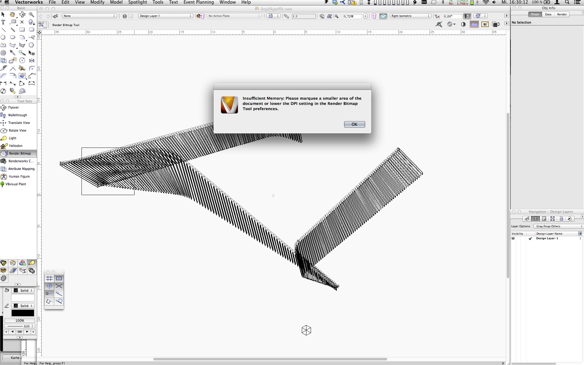 Insufficient Memory Using Render Bitmap Tool Rendering Vectorworks Community Board 7926